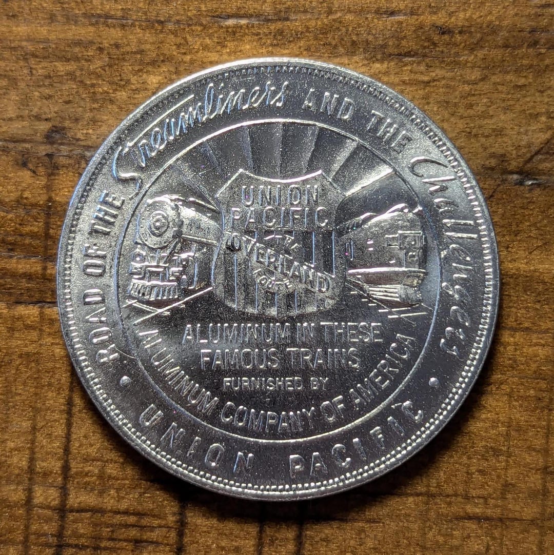 1939 Union Pacific Railroad UPRR Overland Route Alcoa Golden Gate ...