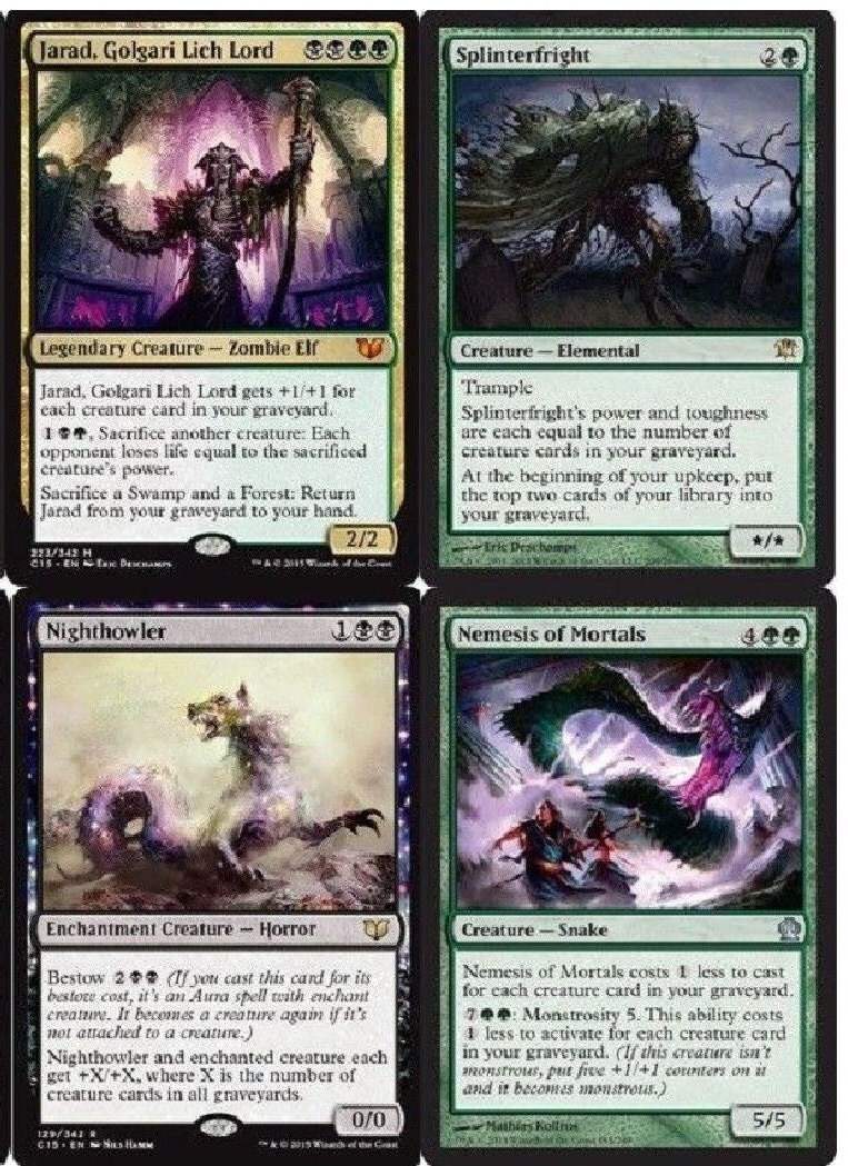 Golgari Grave Deck Splinterfright Jared MTG Magic the - Etsy