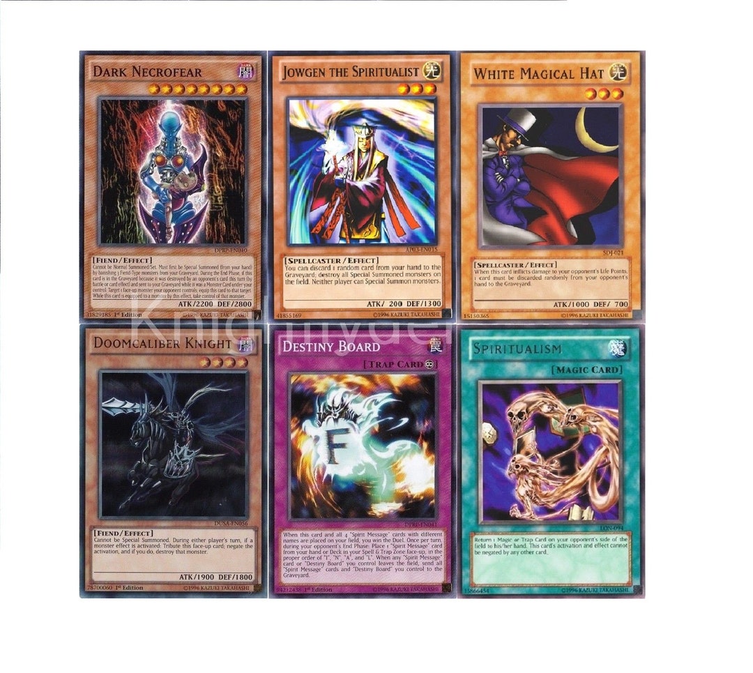 Yugioh Bakura Complete Deck Jowgen Destiny Board X2 Dark Necrofear 40 ...
