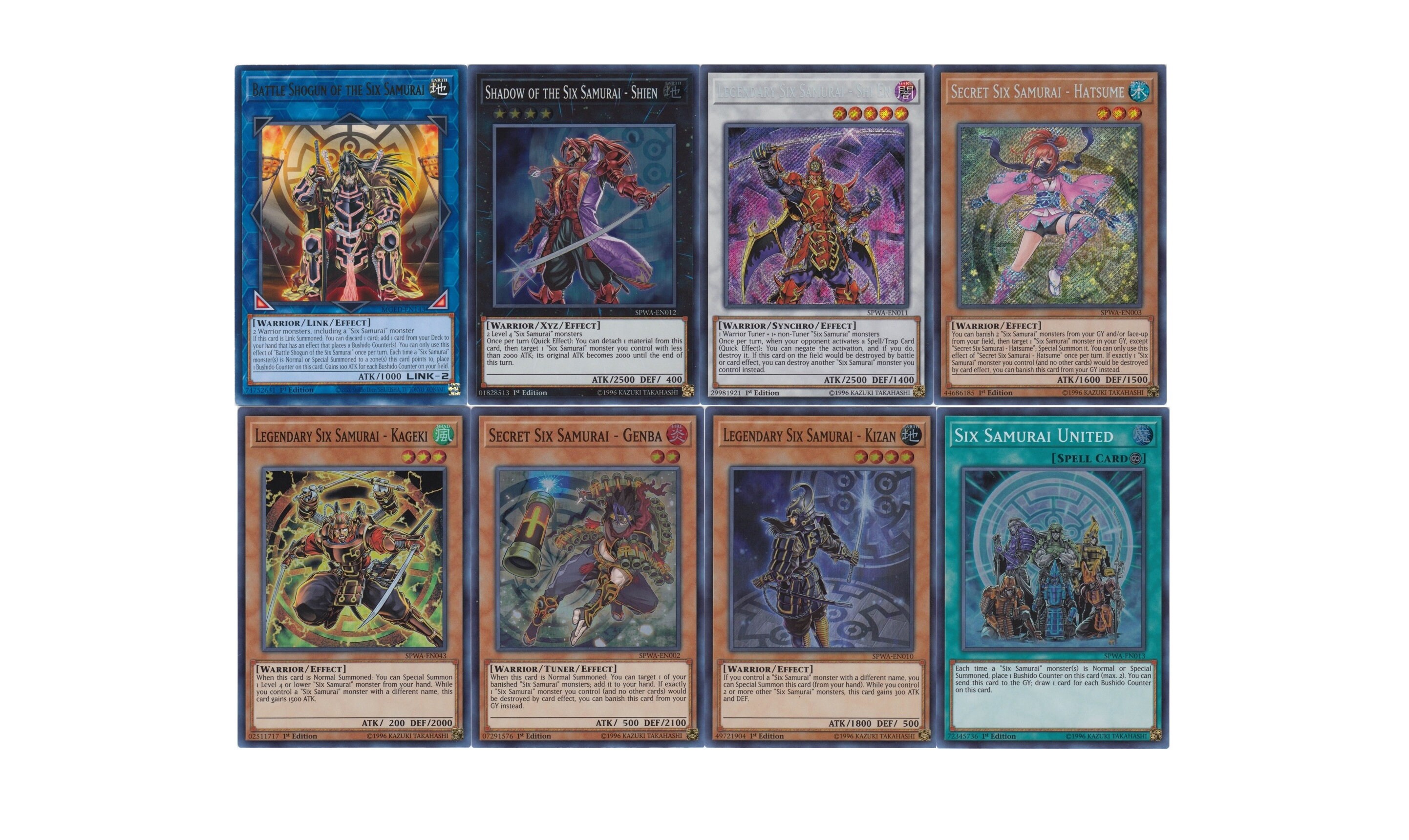 All Legendary Six Samurai