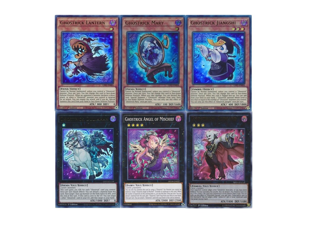Yugioh Ghostrick 2023 Deck Lantern Mary Dullahan Socuteboss Angel ...