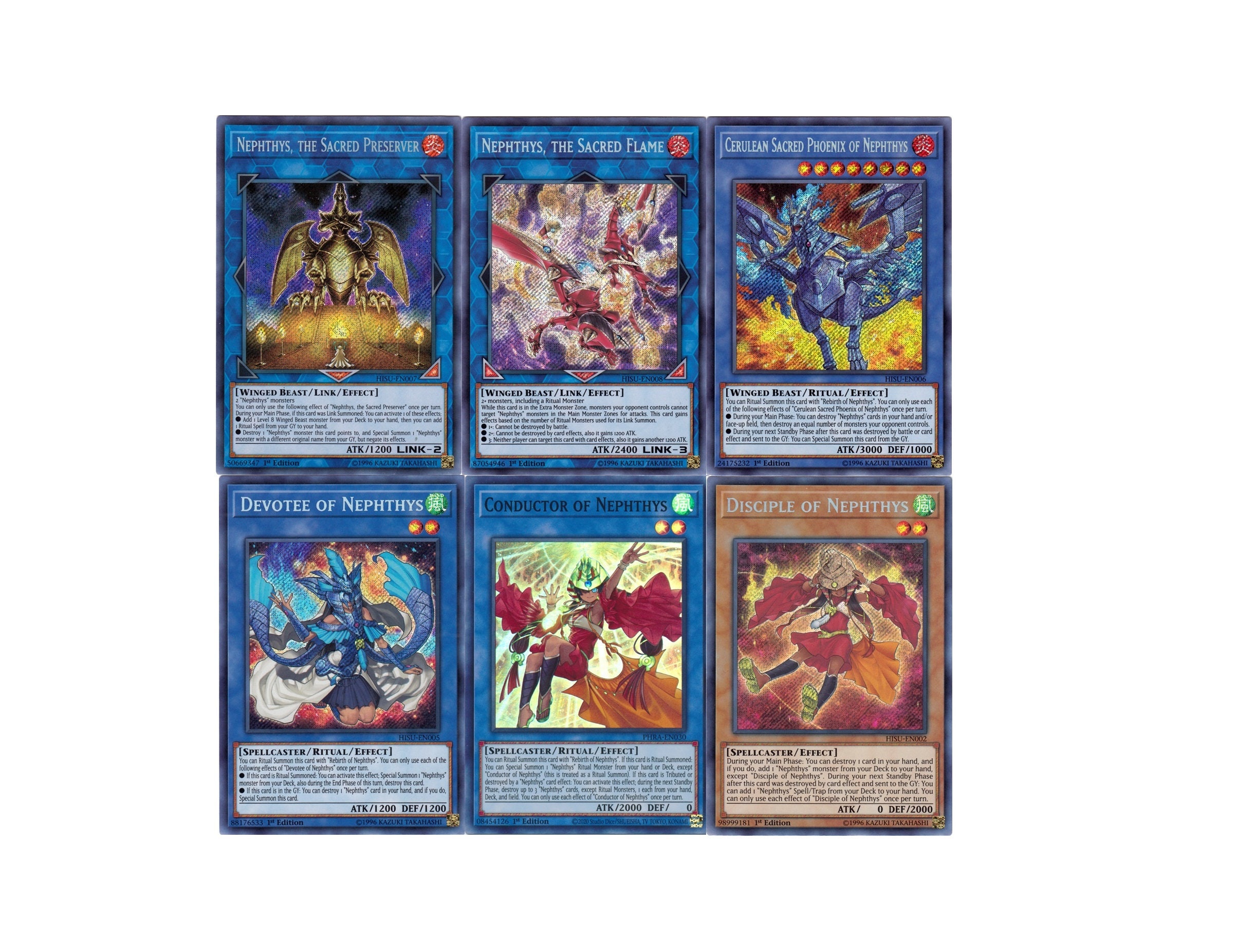 Yugioh Nephthys Ritual 2023 Deck Cerulean Sacred Phoenix Flame ...