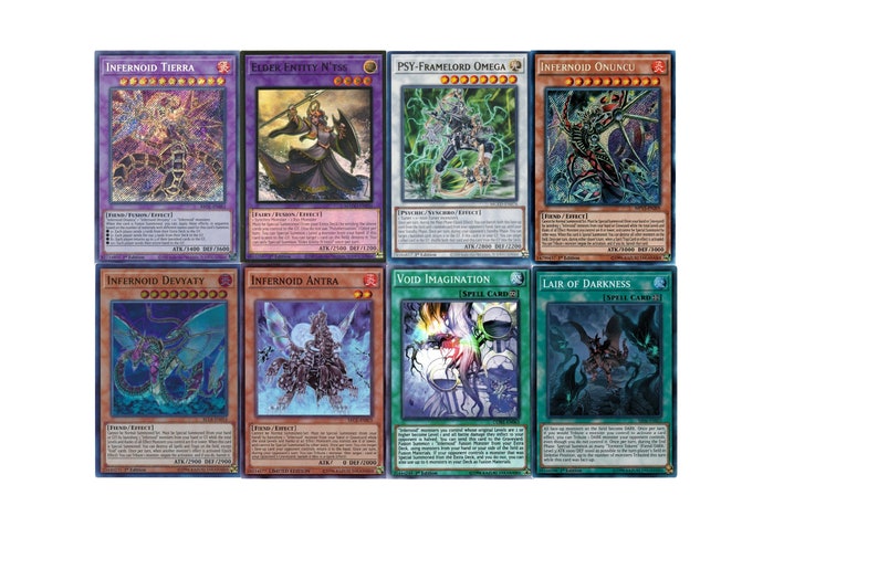Yugioh Infernoid 2023 Deck Tierra Decatron Void Vanishment Imagination ...