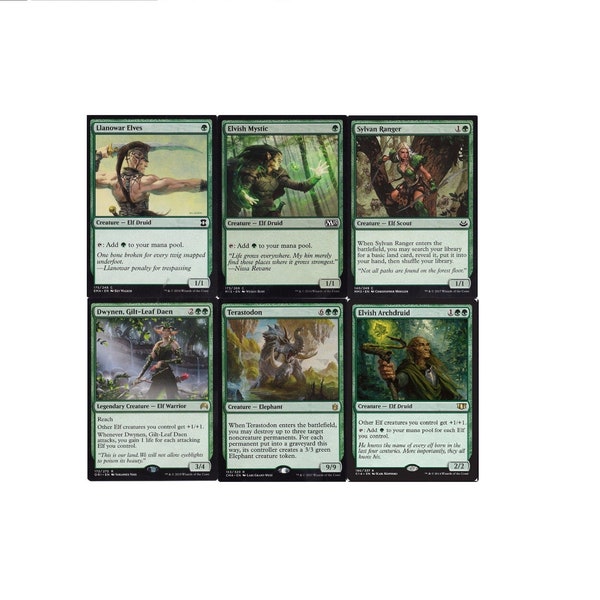 Mtg Mono Green Commander - Etsy