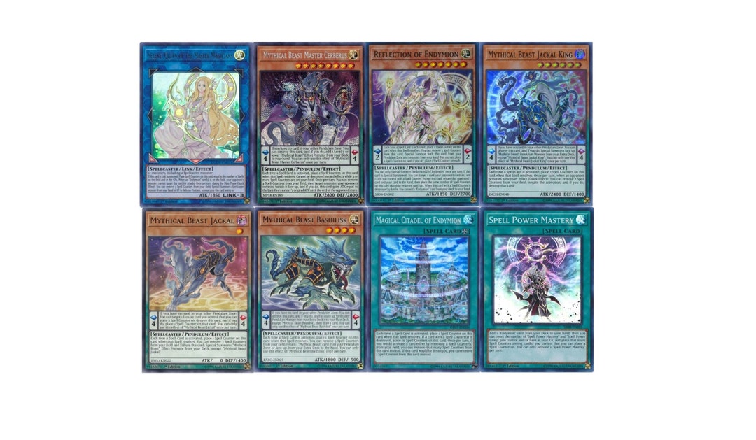 Yugioh Mythical Beast Endymion 2023 Deck Master Cerberus Selene Jackal ... Yugioh Mythical Beast Endymion 2023 Deck Master Cerberus Selene Jackal ...