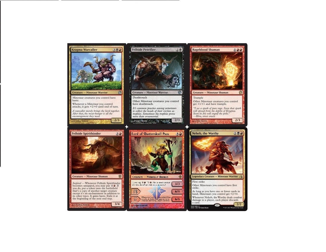 Rakdos Minotaur Deck Neheb Kragma Lord of Shatterskull Pass 60 Cards ...