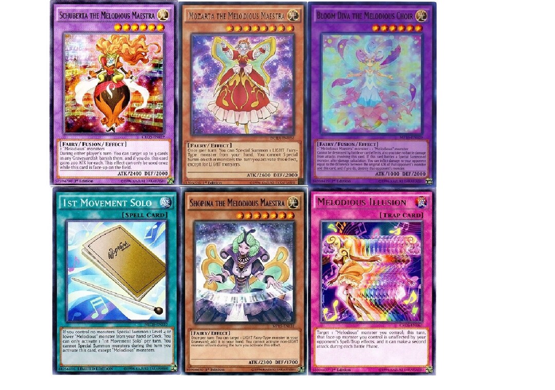Yugioh Melodious Deck 1st Movement Solo Bloom Diva Mozarta Sonata 51 ...
