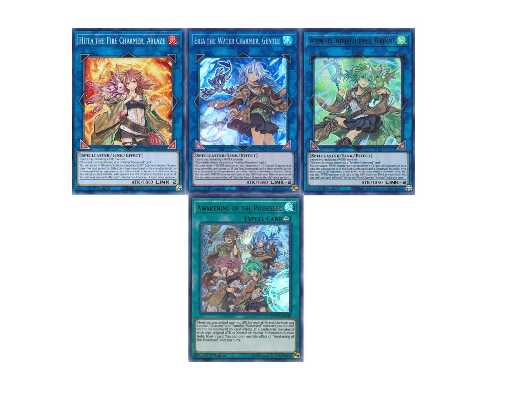 Yugioh Complete Familiar Possessed Spirit Charmer Budget Deck Hitta 55 Cards - Etsy