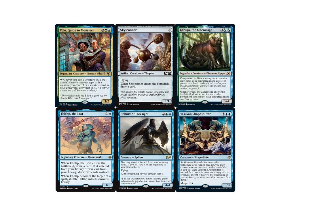 MTG Commander EDH Deck Volo, Guide to Monsters 100 Cards Custom Deck Simic NM - Etsy