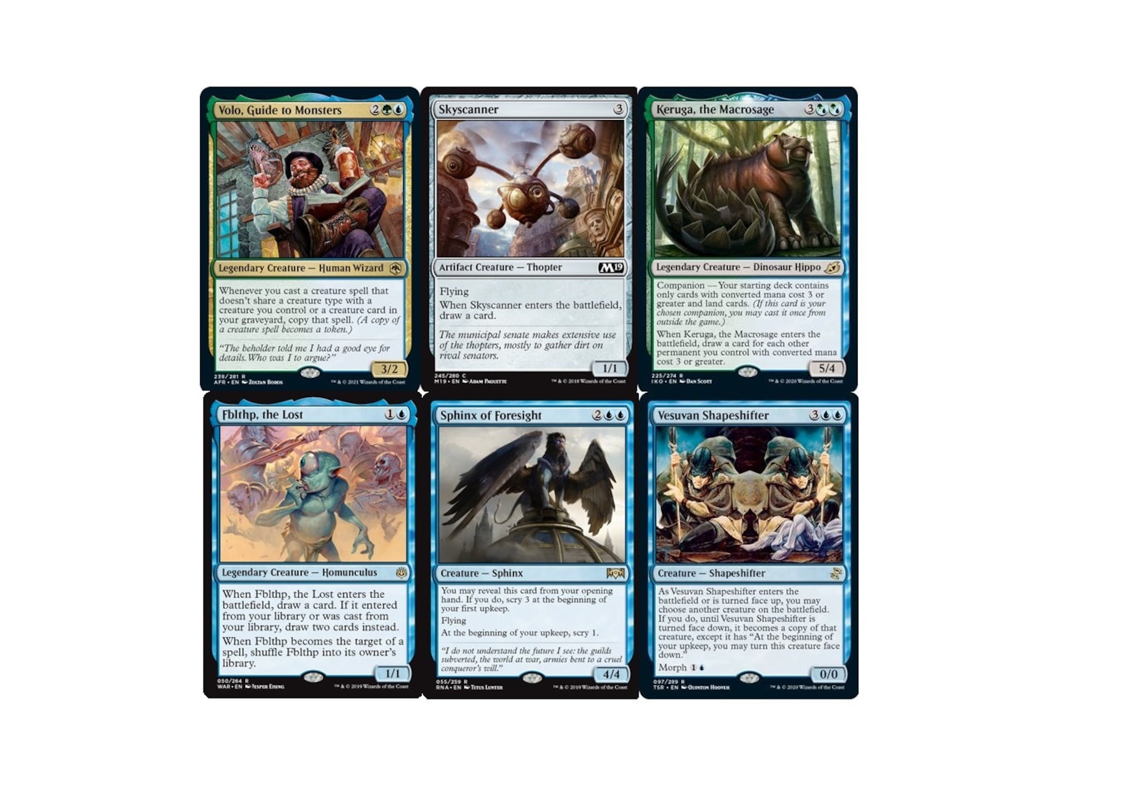 MTG Commander EDH Deck Volo, Guide to Monsters 100 Cards Custom Deck Simic NM - Etsy