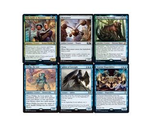 MTG Commander Deck EDH Deck Kumena, Tyrant of Orazca 100 Magic Cards Custom Deck Merfolk Simic ...