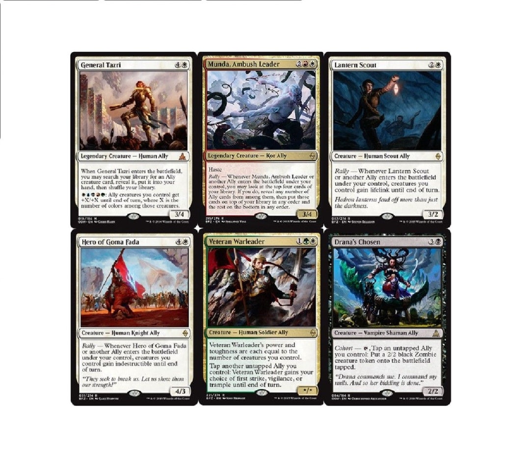 Tazri's Allies Deck General Tazri Munda Veteran Warleader Magic the ...