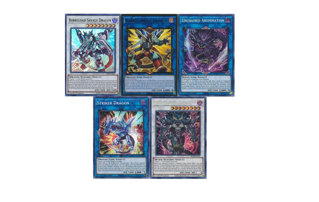 Yugioh Varis 2023 Deck Borreload Savage Dragon Rokket 55 Cards NM - Etsy