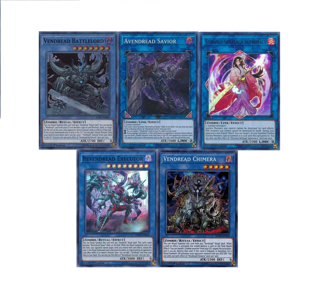 Yugioh Vendread 2023 Deck Chimera Avendread Savior Exekutor 55 Karten ...