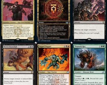 MTG Commander Deck EDH Deck the Beamtown Bullies 100 Magic Cards Custom ...