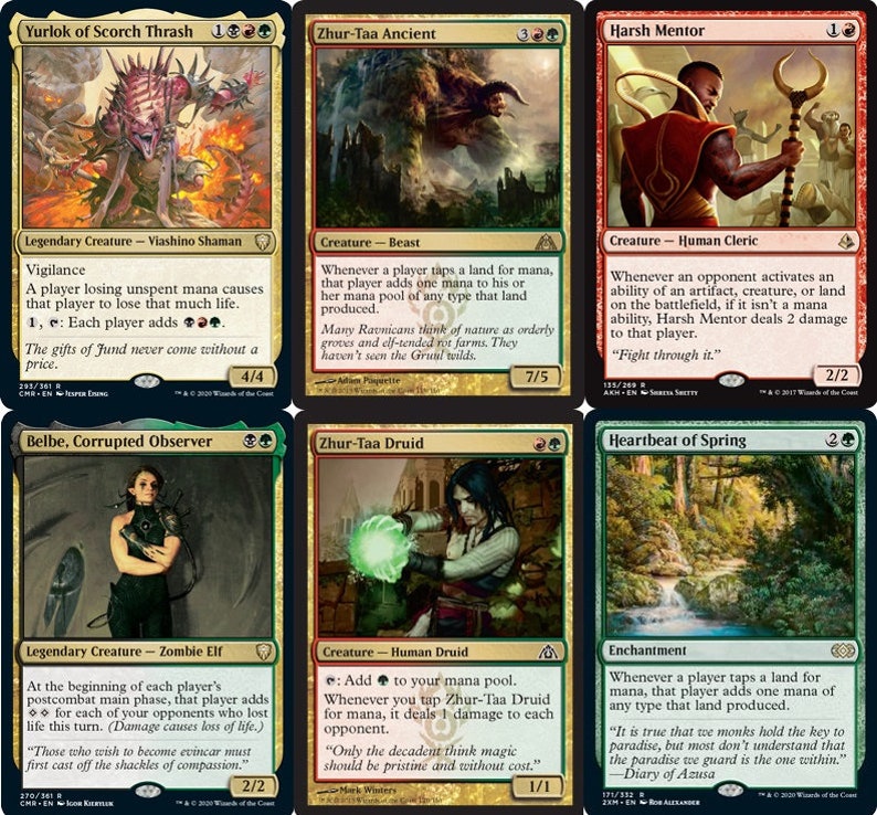 Custom Commander Deck Yurlok of Scorch Thrash MTG EDH Magic 100 Cards ...