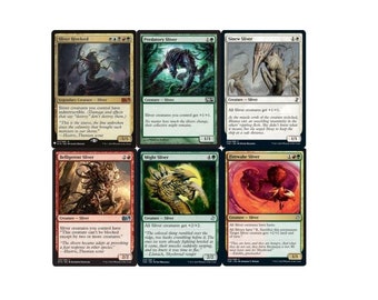 ULTIMATE SLIVERS-100 Card Magic the Gathering Commander Deck-rares ...