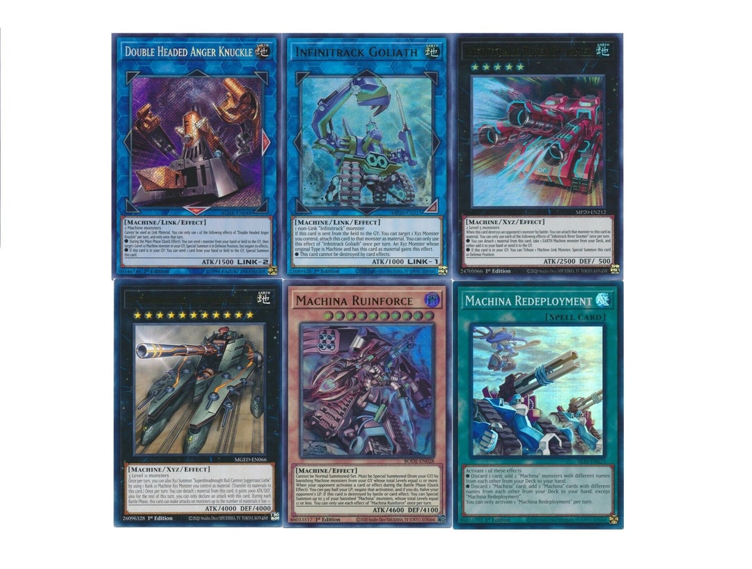 Yugioh Earth Machine Tournament Deck Machina Ruinforce - Etsy