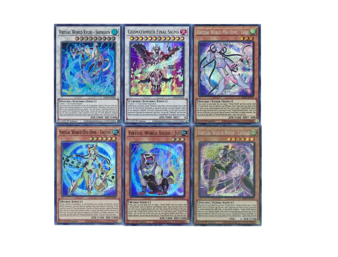 Yugioh Virtual World 2023 Deck Mai-hime Lulu Kyubi Shenshen Ultimaya ...