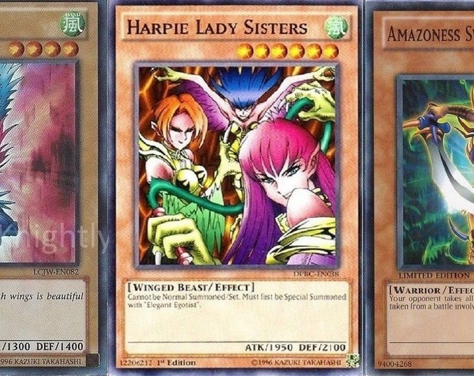 Yugioh Mai Valentine Deck Amazoness Swords Woman Harpie - Etsy