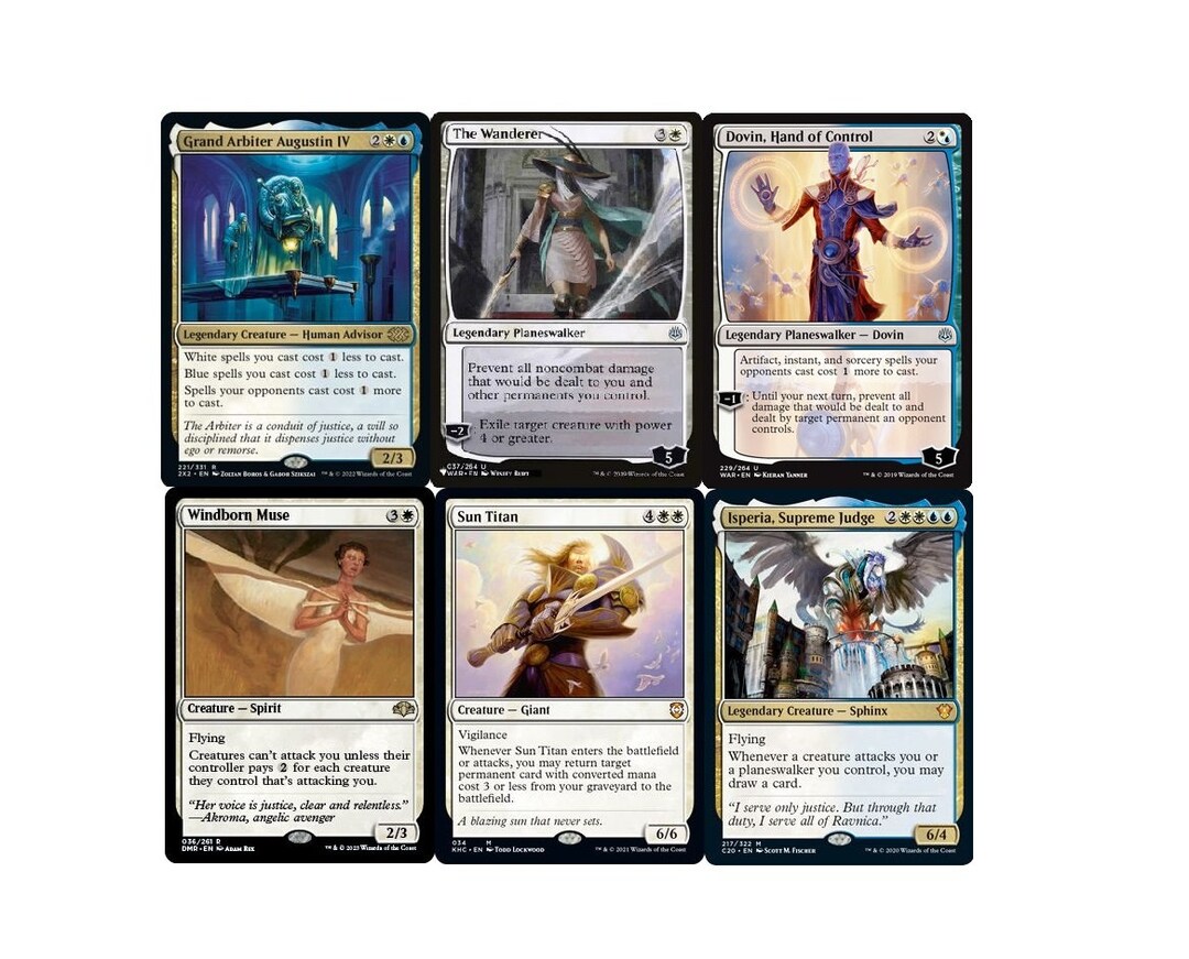 Custom Commander Deck Grand Arbiter Augustin IV Stax Control EDH MTG - Etsy