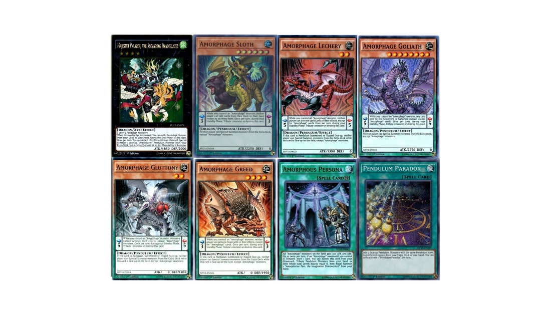 Yugioh Amorphage 2023 Deck sloth Lechery Amorphous - Etsy