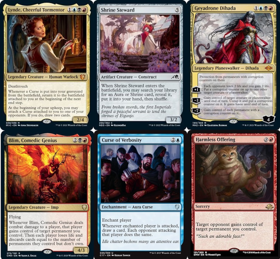 Commander Deck Curses Lynde, Cheerful Tormentor Mtg EDH 100 Card Deck NM - Etsy