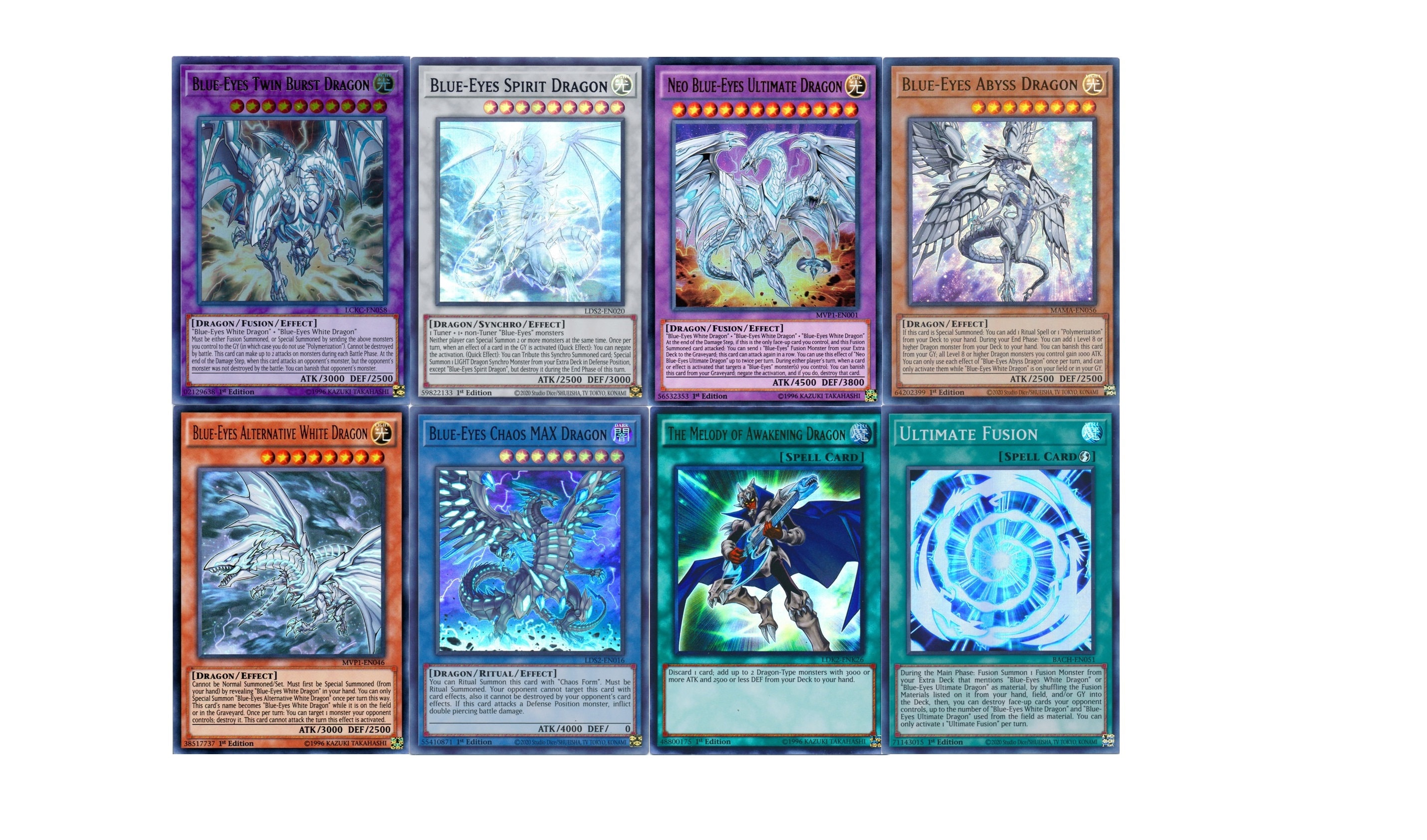 Yugioh Blue-eyes White Dragon 2023 Deck Abyss Twin Alternative Ultimate ...
