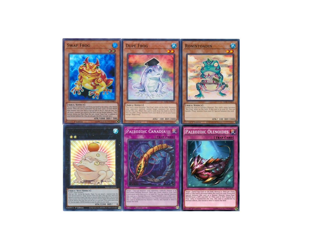 Yugioh Paleozoic 2023 Deck Toadally Awesome Swap Frog Roninton ...