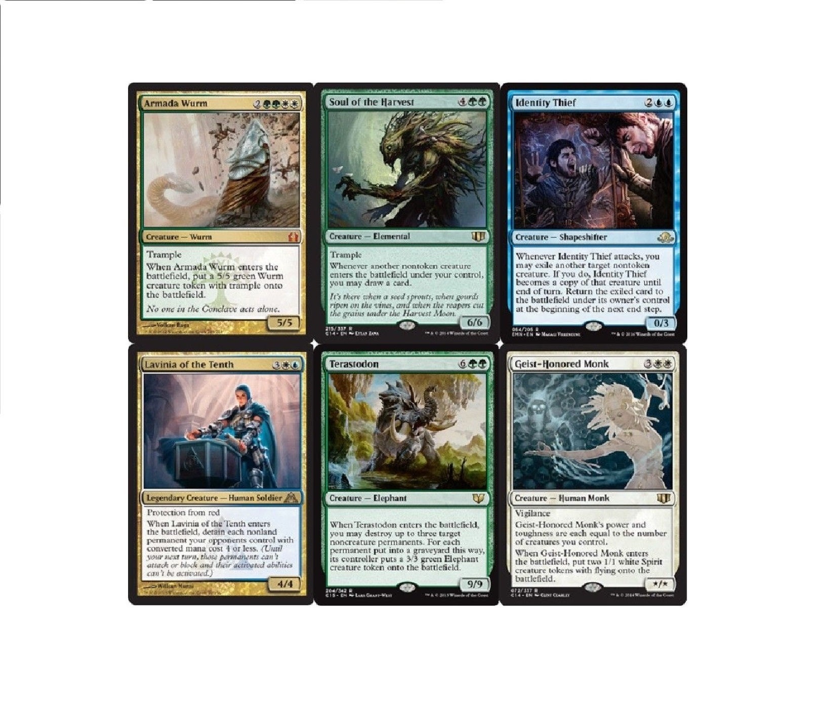 Enter the Battle Deck Armada Wurm Soul of the Harvest | Etsy