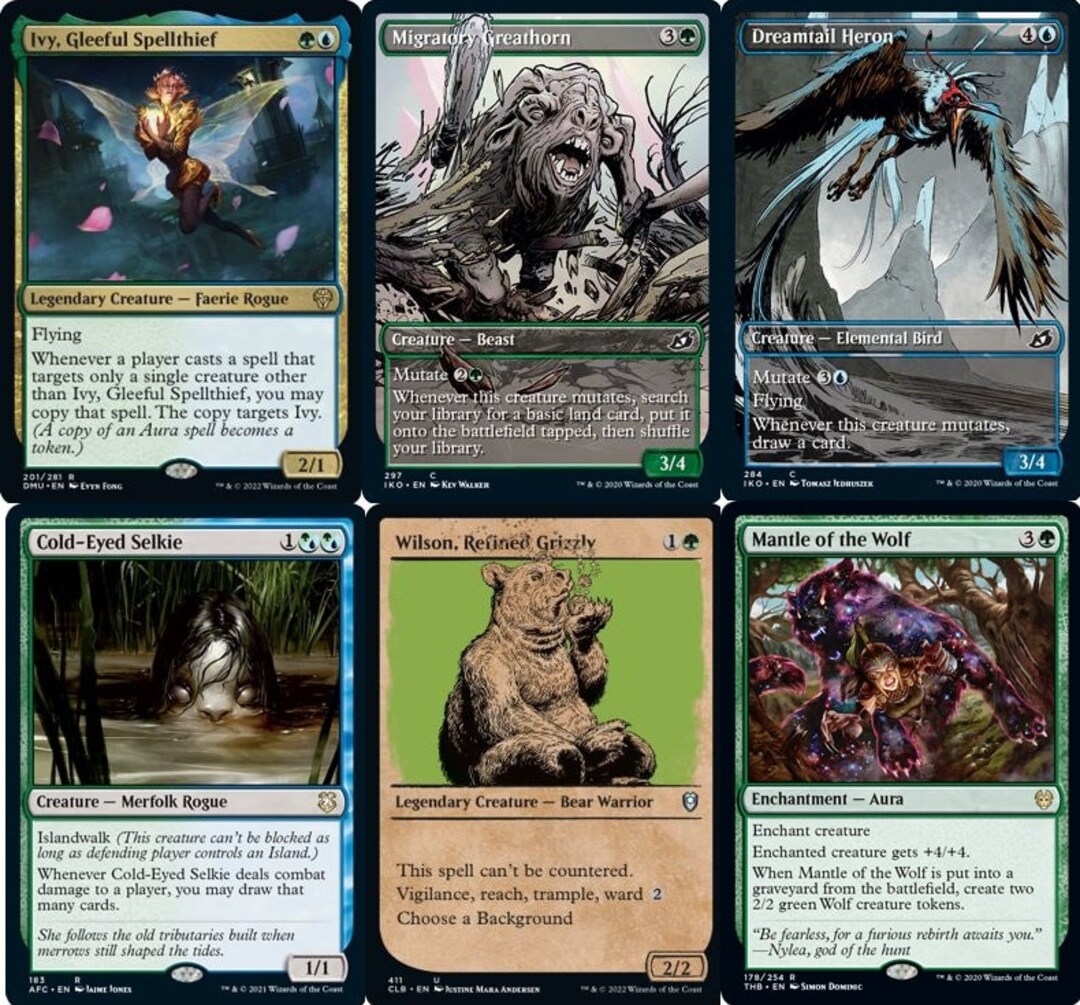 Ivy, Gleeful Spellthief Commander Deck EDH 100 Magic Cards Deck MTG ...