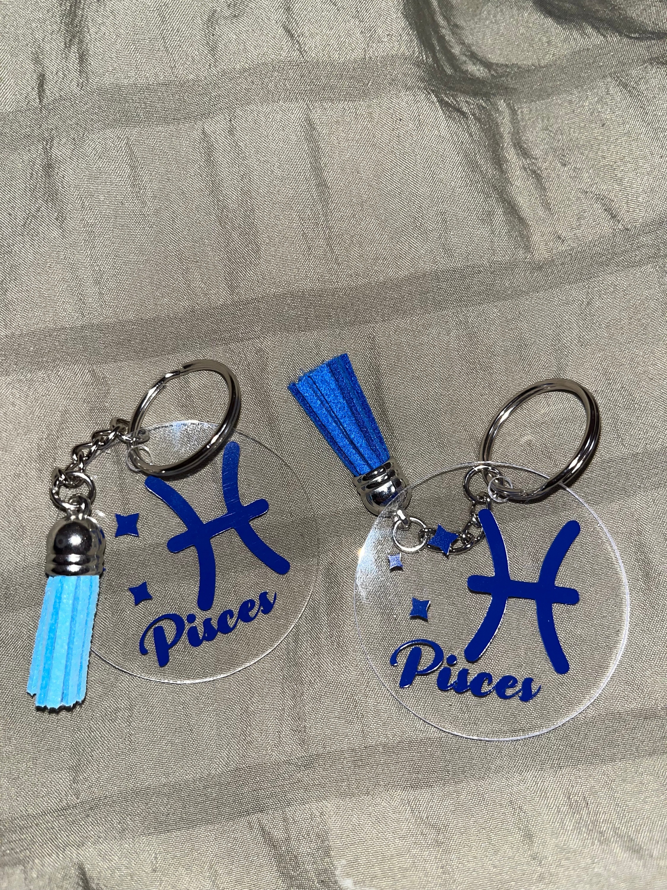 Astrology Sign Keychains - Etsy