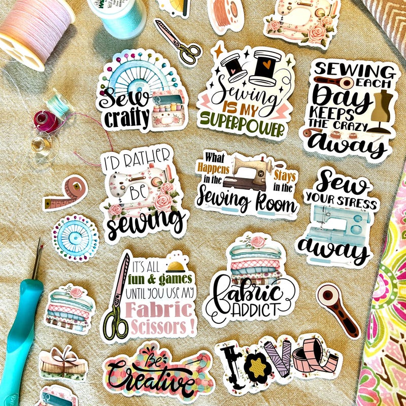 Quilting Stickers - Etsy