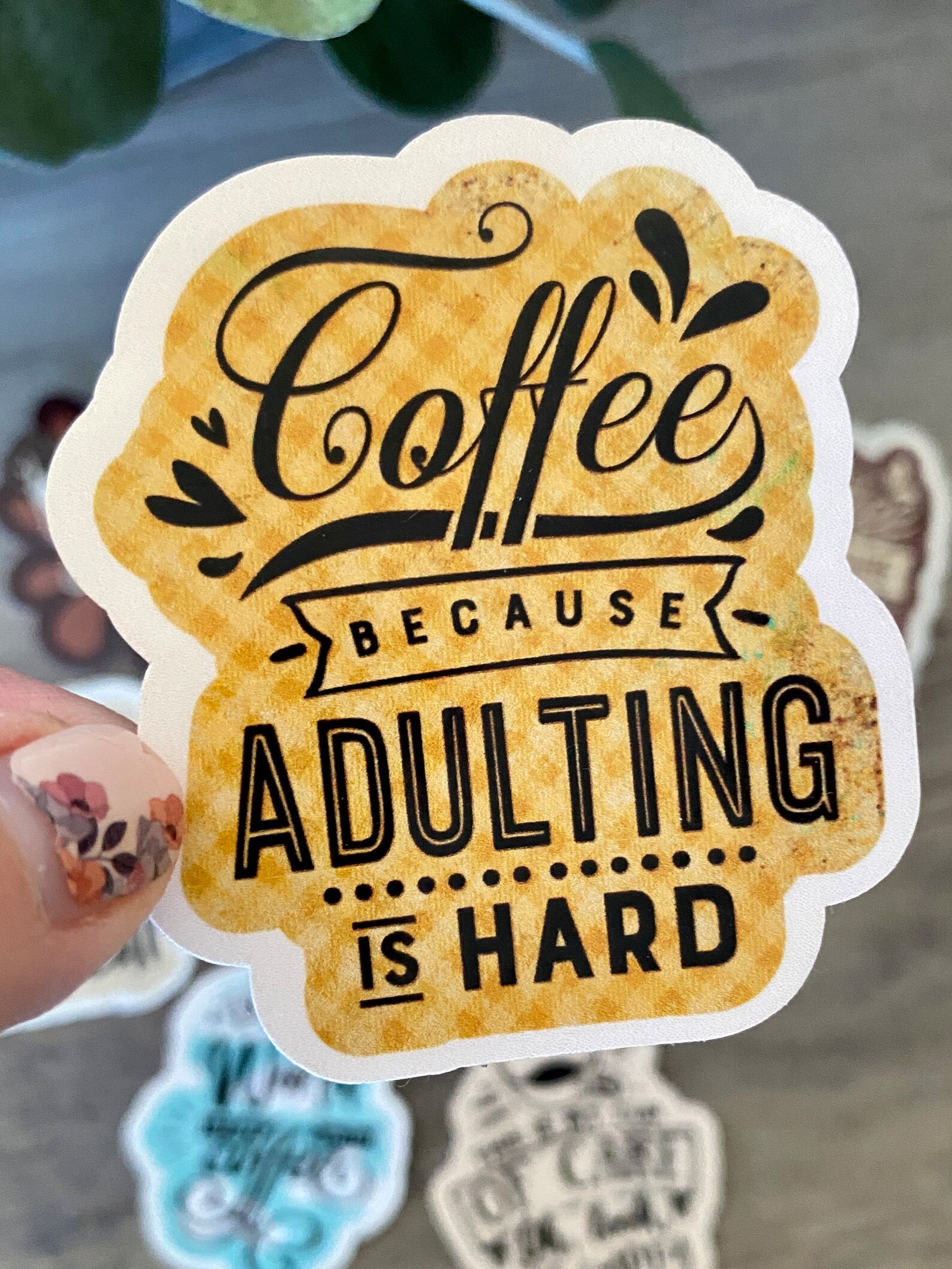Coffee Stickercoffee Addict Sticker Packcoffee Decalartsy - Etsy