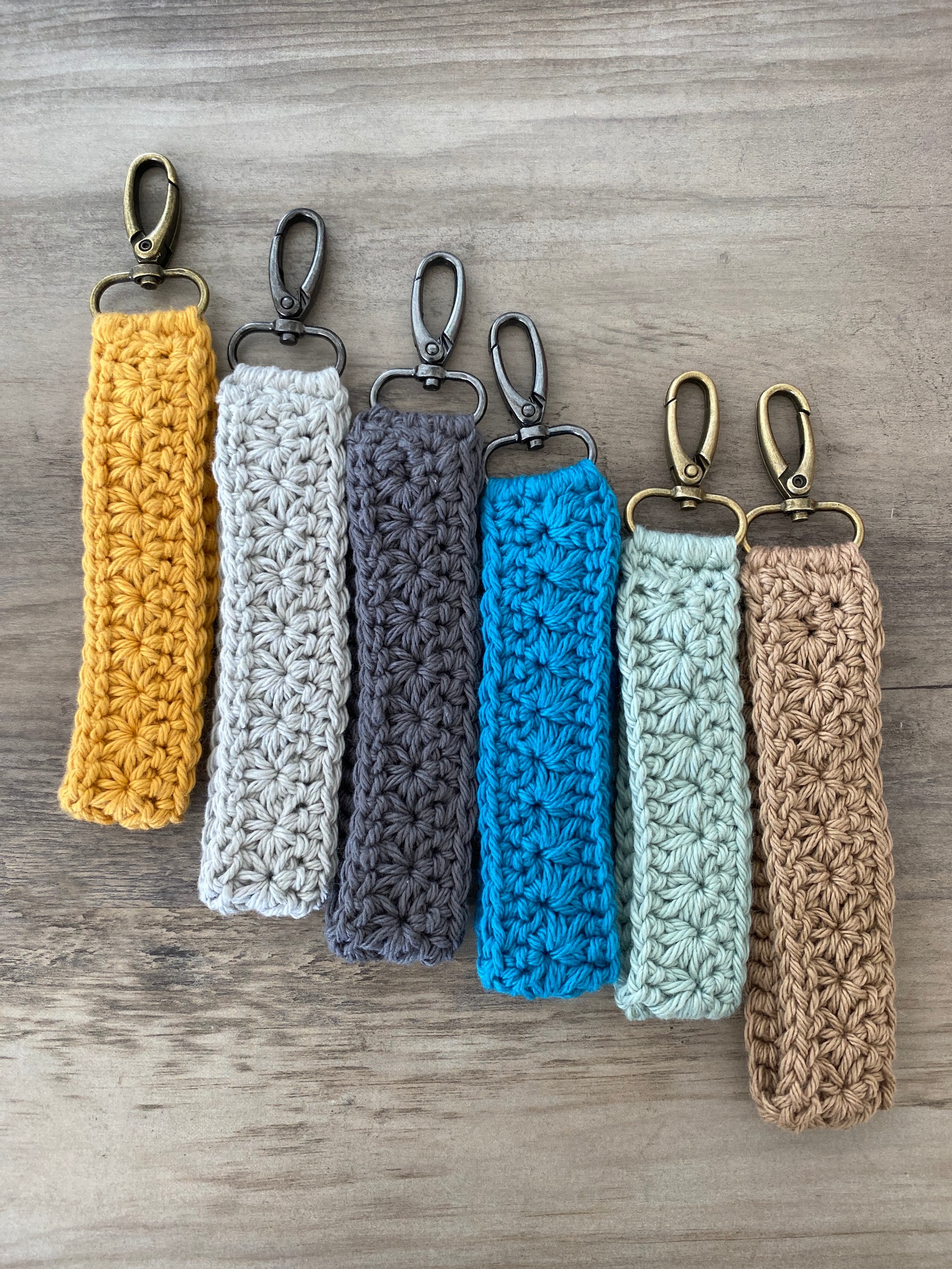 Crochet Key Fob, Artsy Arthurs, Wristlet Key Fob, Boho Key Fob, Crochet ...
