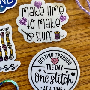 Craft Stickers,cross Stitch Stickers,artsy Arthurs,embroidery Stickers ...