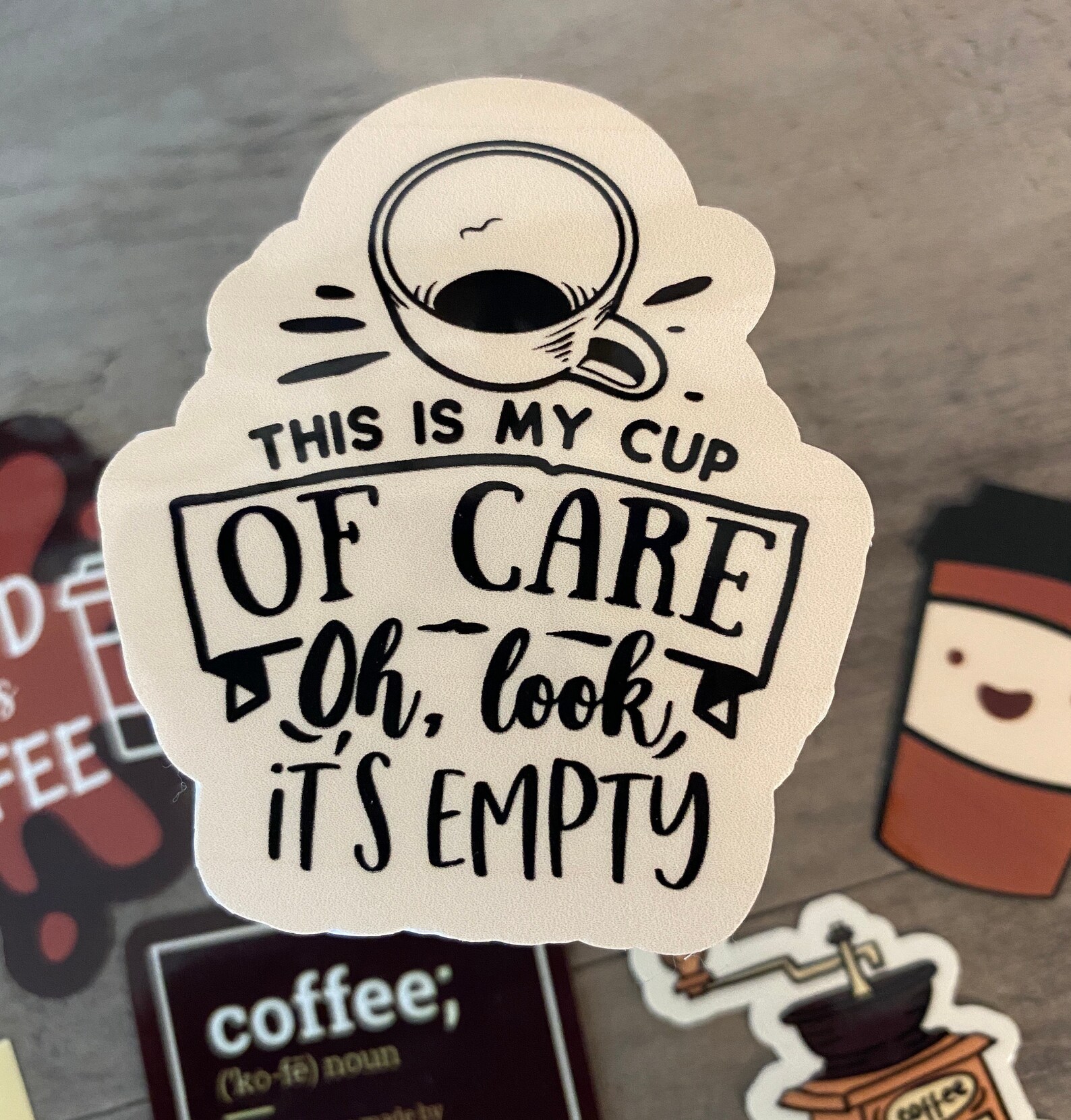Coffee Stickercoffee Addict Sticker Packcoffee Decalartsy - Etsy