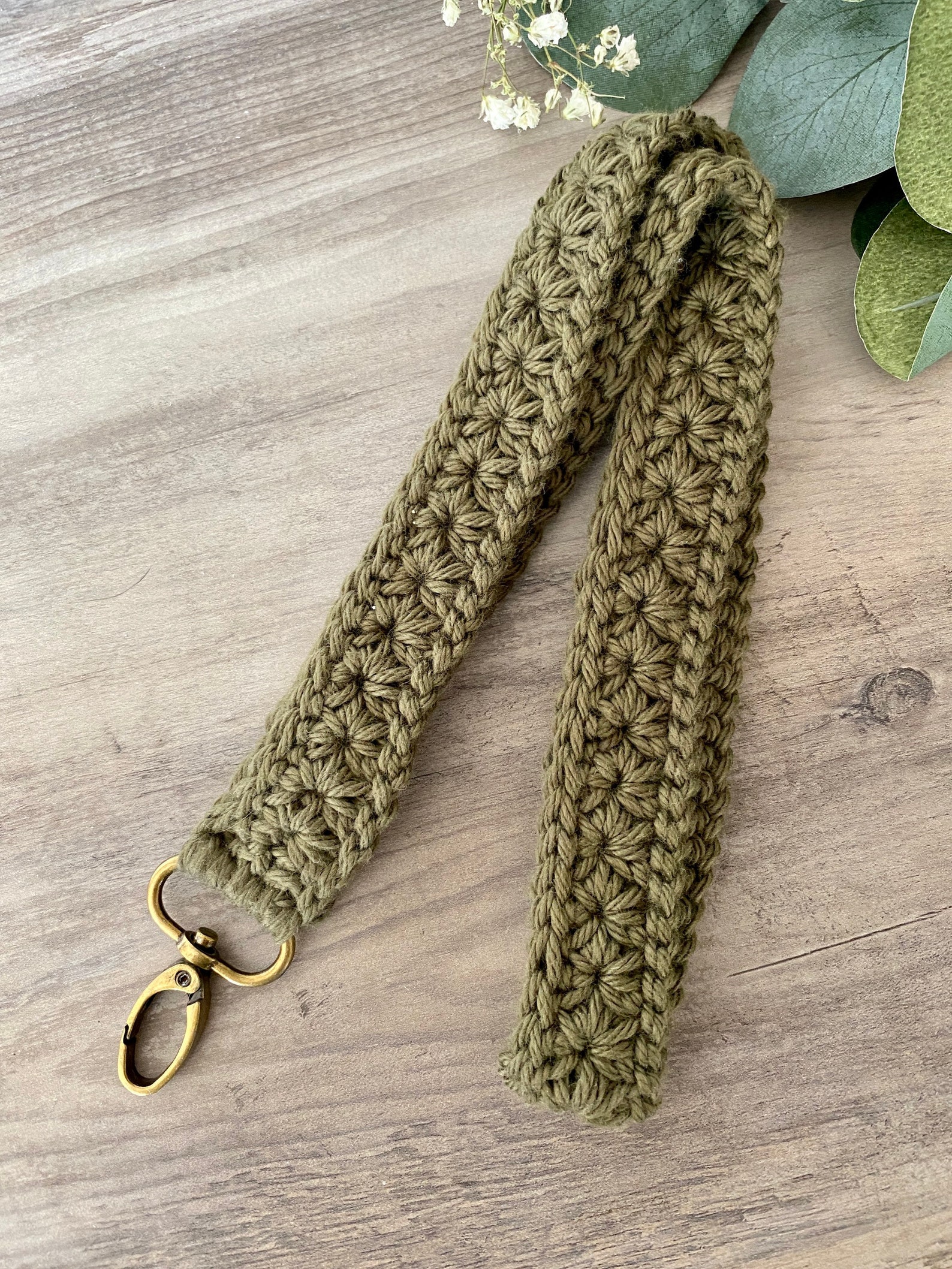 Crochet Lanyard Crochet Lanyard/badge Holder Artsy Arthurs - Etsy