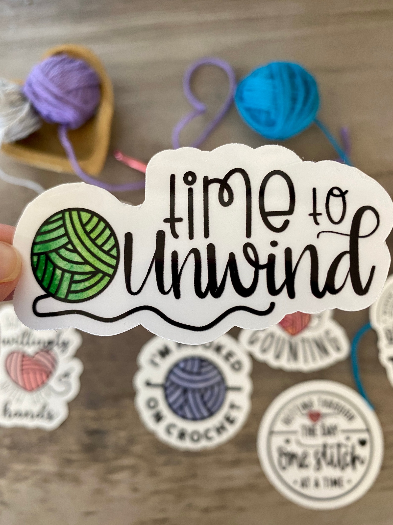 Crochet Stickers,crochet Sticker Pack,artsy Arthurs,hooked on Crochet ...