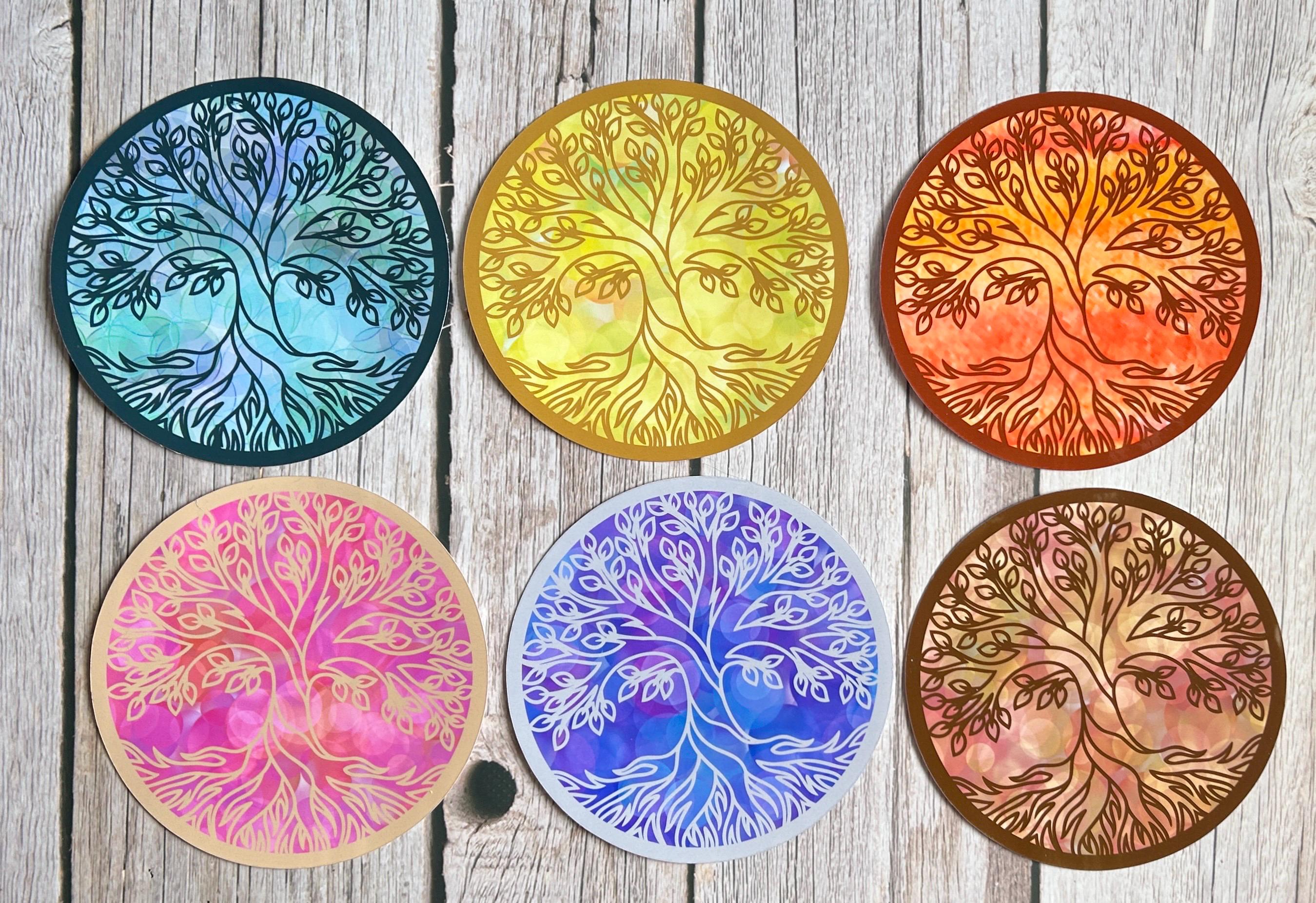 Tree of Life Sticker: Waterproof Vinyl Decal for Laptop, Car ...