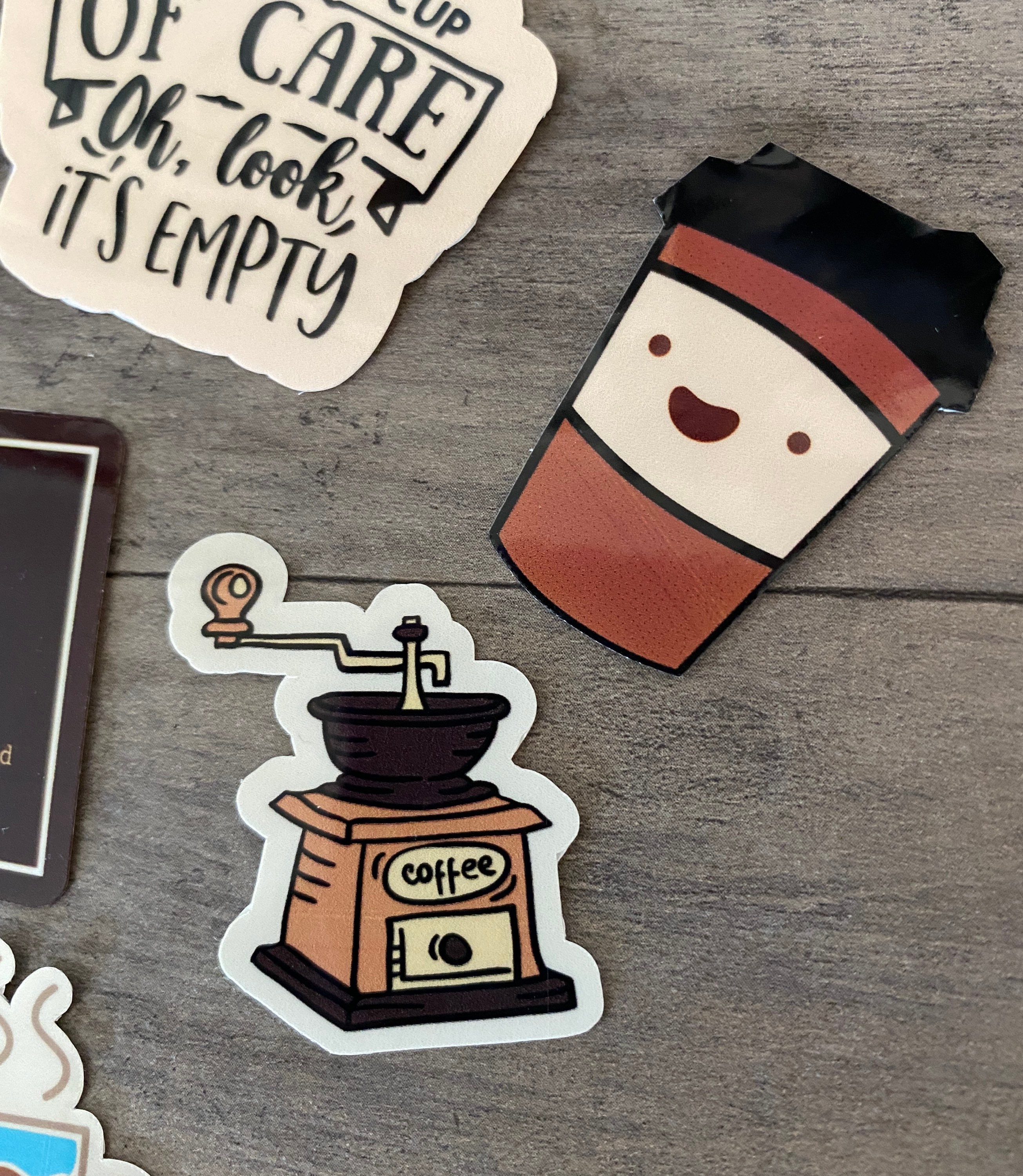 Coffee Stickercoffee Addict Sticker Packcoffee Decalartsy | Etsy UK