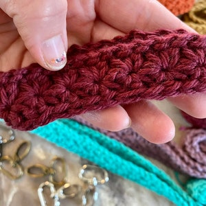 Crochet Lanyard, Crochet Lanyard/badge Holder, Artsy Arthurs, Boho ...