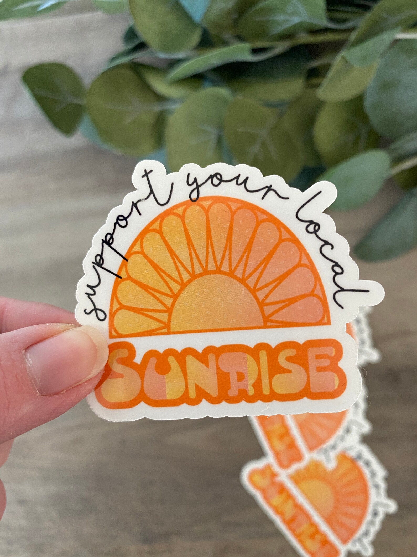 Sun Sticker, Support Your Local Sunrise/sunset, Artsy Arthurs,hydro ...