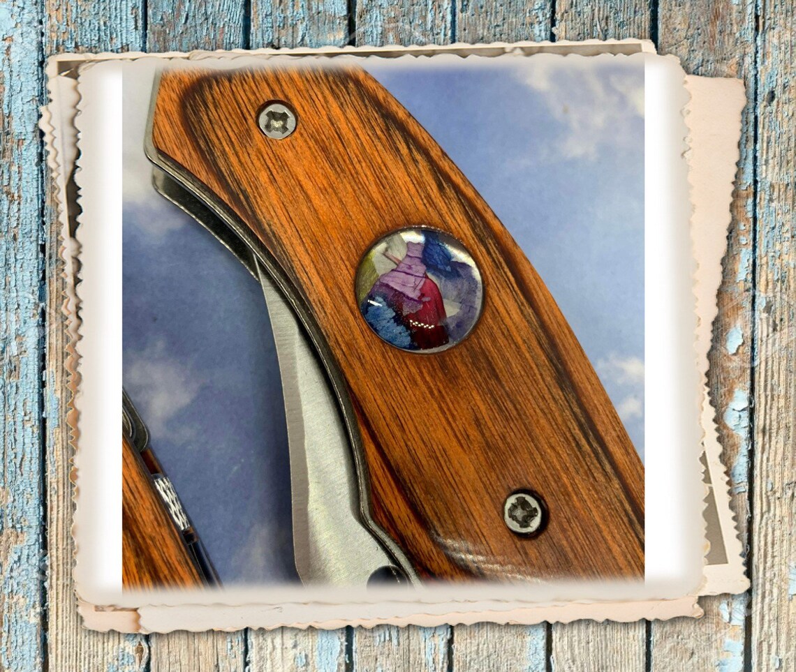 Keepsake Knife Memory Flower Knife Personalized Knife - Etsy