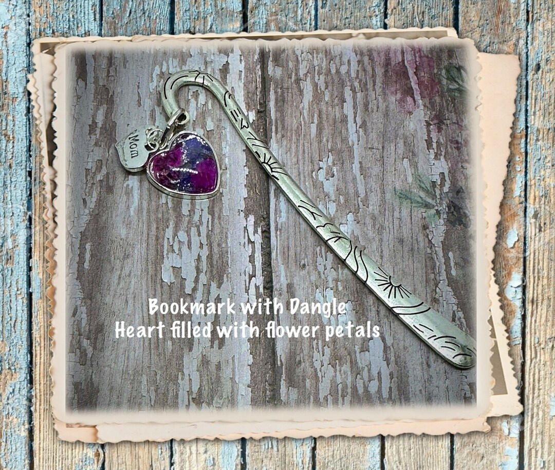 Real Flower Petal Bookmark, Book Lovers Gift, Keepsake Bible Bookmark ...