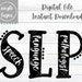 SLP Digital Cut File | SVG | Speech Therapist | Speech Language ...
