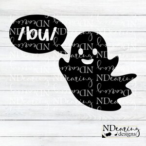 Speech Therapy Ghost Bu Digital Cut File | SVG PNG | Halloween | Speech ...