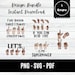 ASL Fingerspelling Digital Cut File Bundle | Deaf Hard of Hearing Sign ...