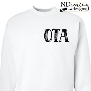 OTA Digital Cut File | SVG | Occupational Therapy Assistant | Rehab ...