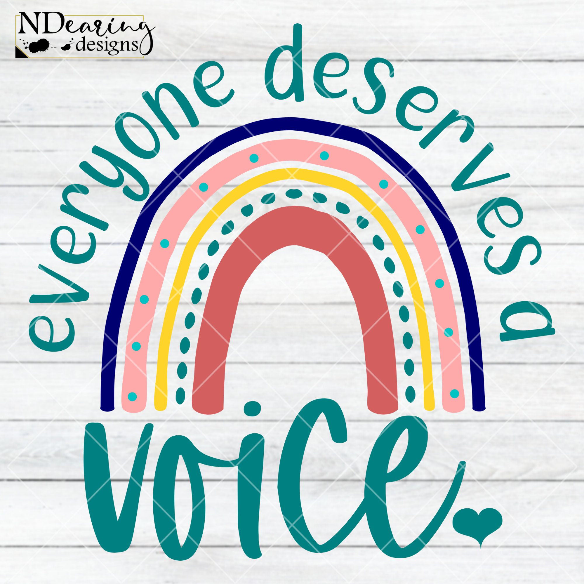 Everyone Deserves A Voice Digital SVG File Speech Therapy | Etsy